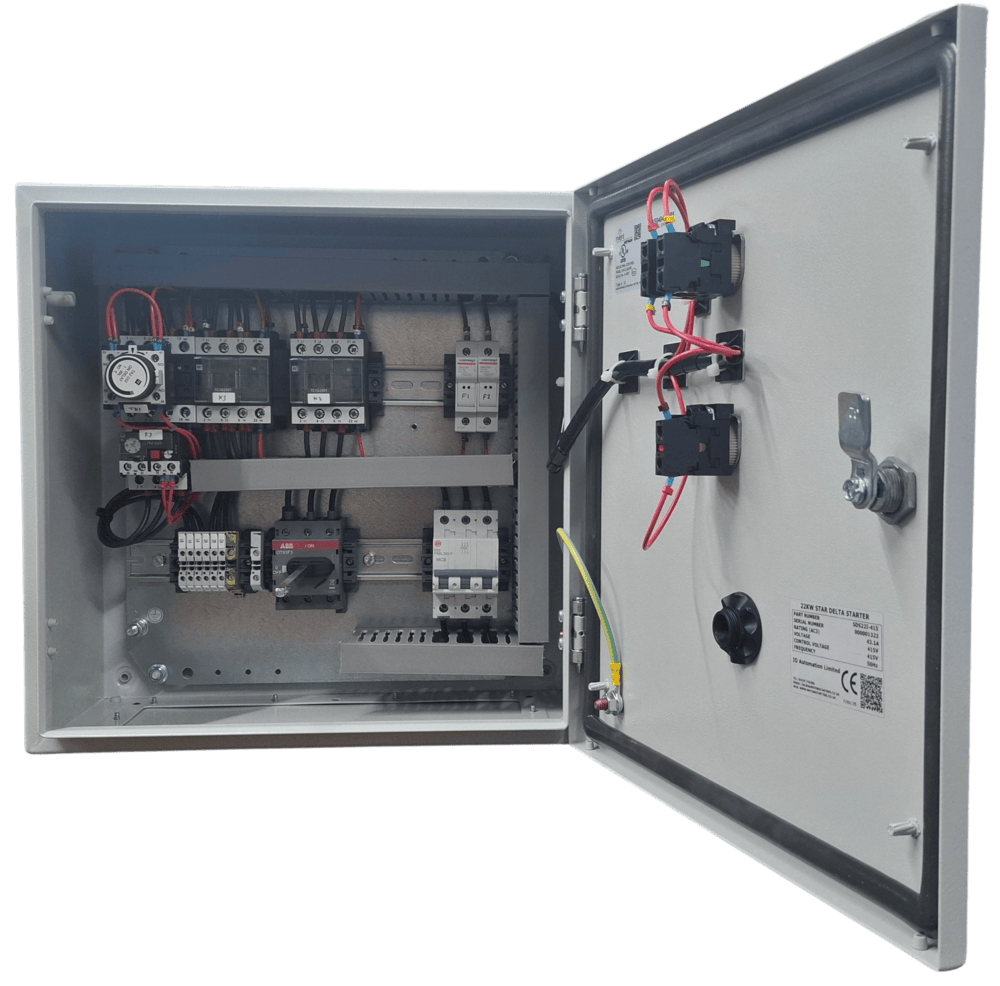 15kW Star Delta Starter Panel - IO Automation Limited